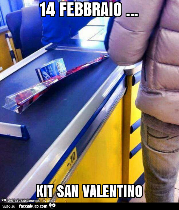 14 febbraio… kit san valentino - Facciabuco.com