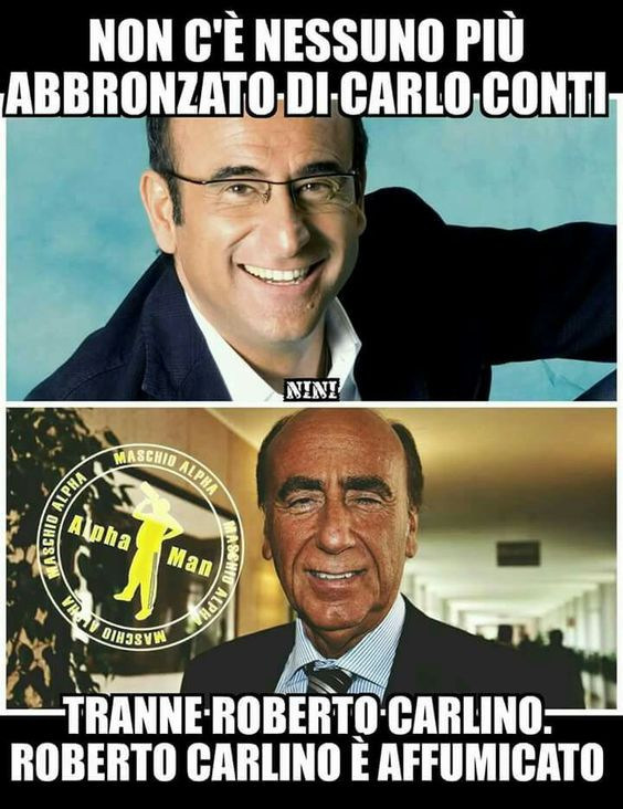 Tutti i meme su Carlo Conti - Facciabuco.com